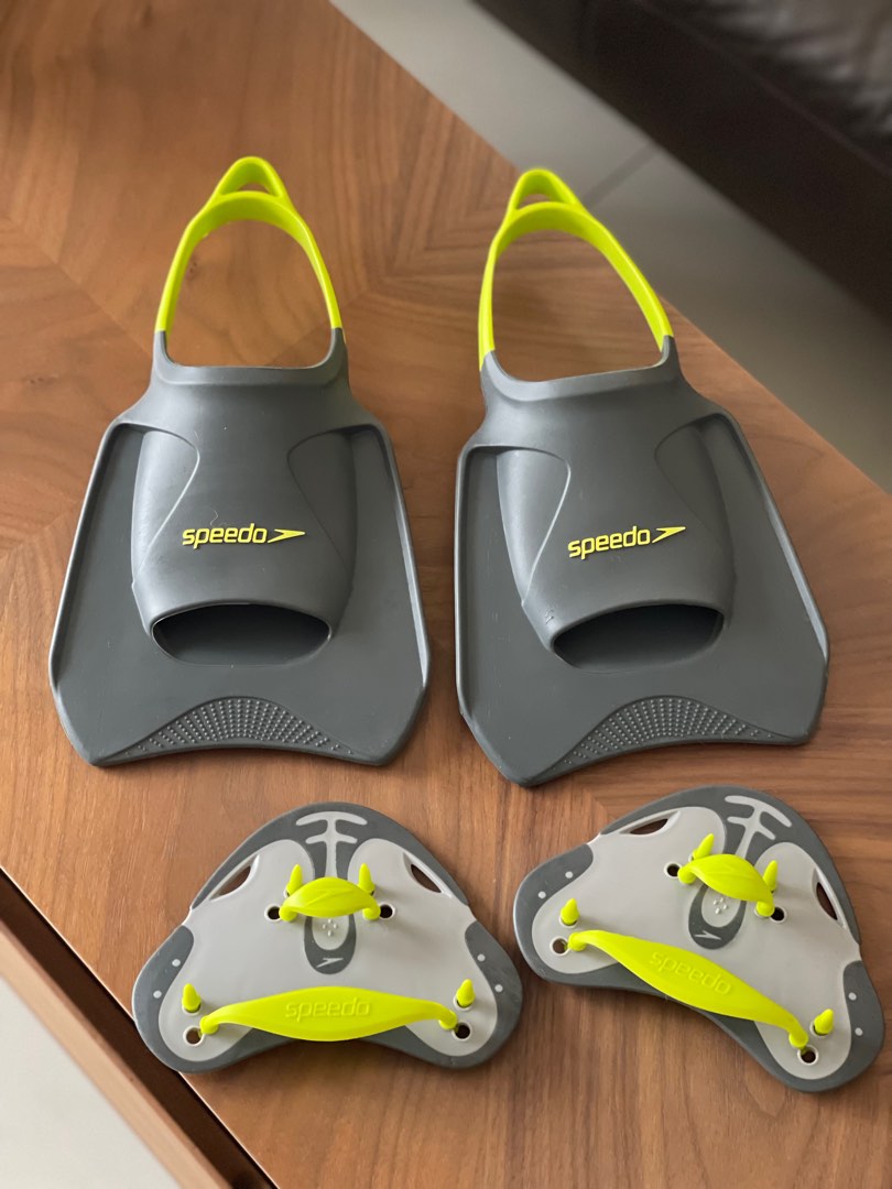 Speedo Biofuse Fitness Fin + Finger Paddle, Sports Equipment, Sports ...