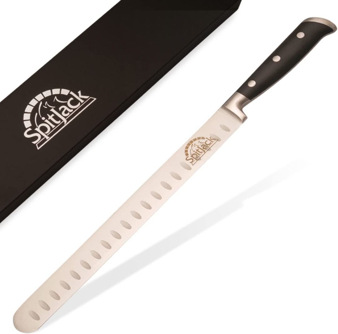 SpitJack Brisket Knife for Meat Carving and Slicing - Stainless Steel ...