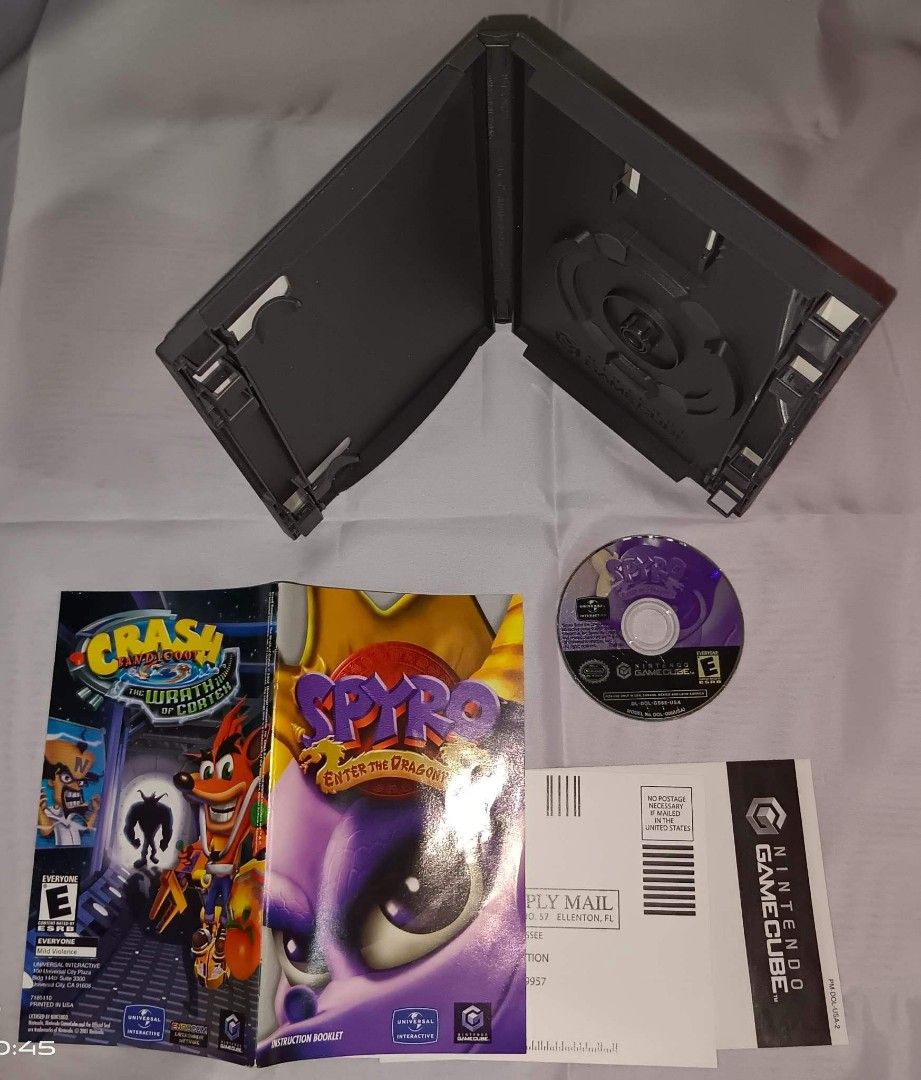 Spyro Enter The Dragonfly for Nintendo Gamecube, Video Gaming, Video ...