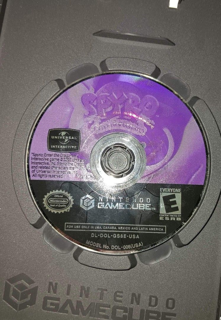 Spyro Enter The Dragonfly for Nintendo Gamecube, Video Gaming, Video ...