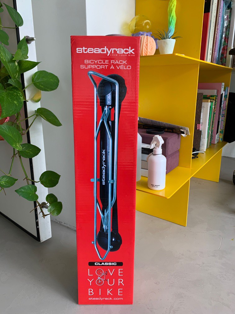 Steadyrack (classic) Vertical wall mounted bicycle rack, Sports ...