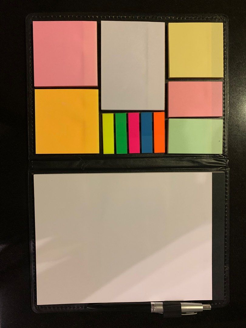 STICKY NOTES BOOK WITH PEN, Hobbies & Toys, Stationary & Craft, Craft ...