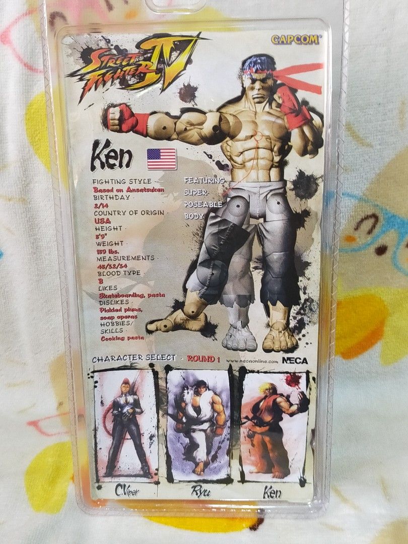 Street Fighter Ken Capcom, Hobbies & Toys, Toys & Games on Carousell