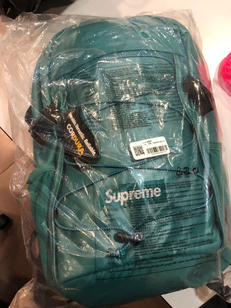 Supreme FW17 BackPack Dark Teal, Men's Fashion, Bags, Backpacks on ...