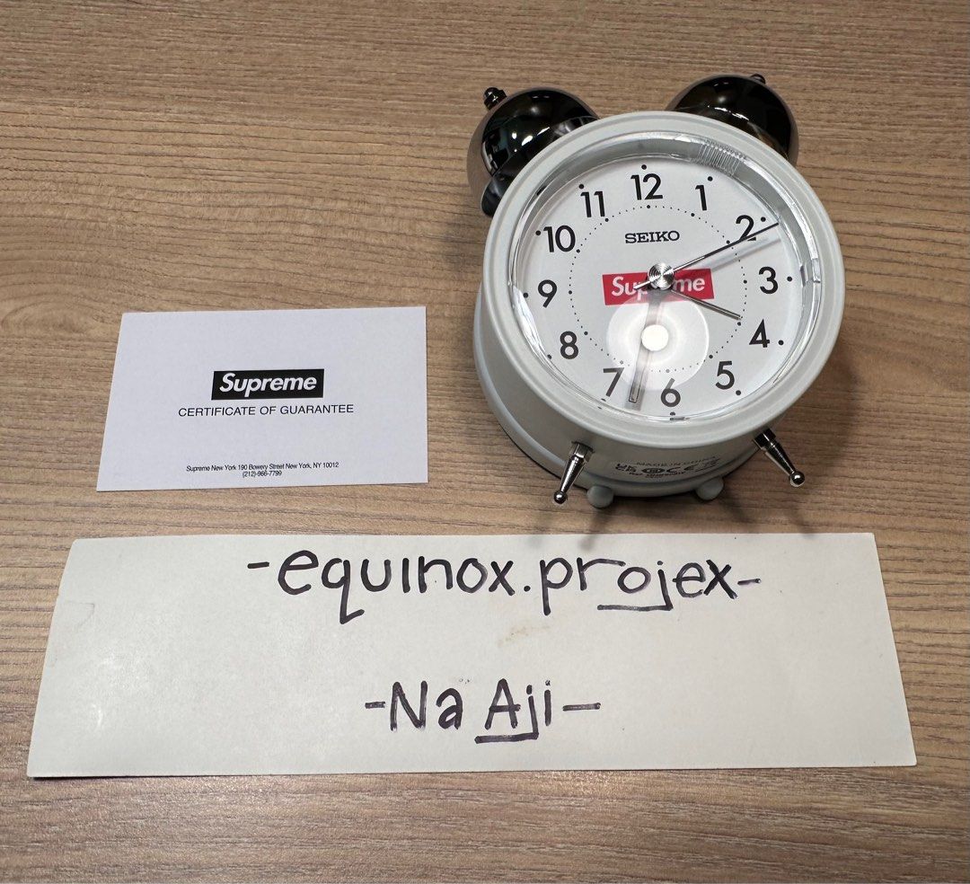 Supreme Seiko Alarm Clock, Men's Fashion, Watches & Accessories ...