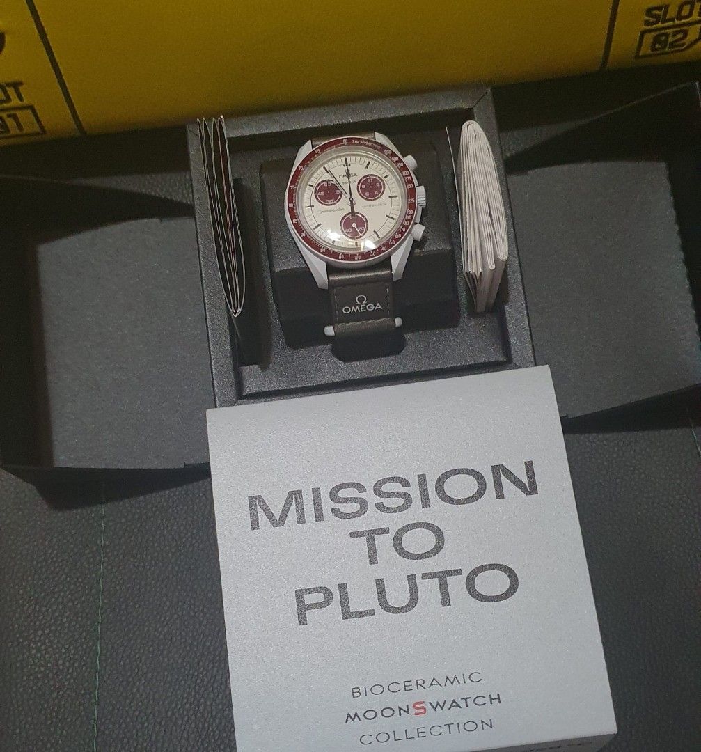 Swatch x Omega Pluto, Luxury, Watches on Carousell
