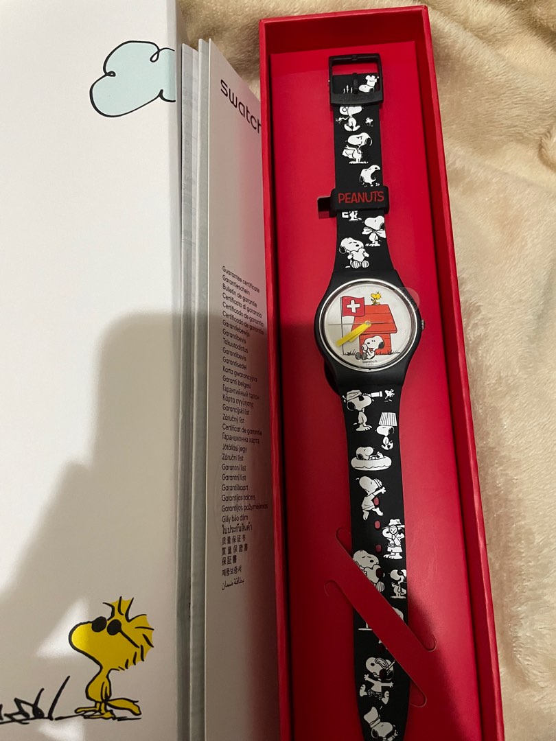 Swatch X Peanuts Snoopy Watch Grande Bracchetto, Men's Fashion, Watches ...