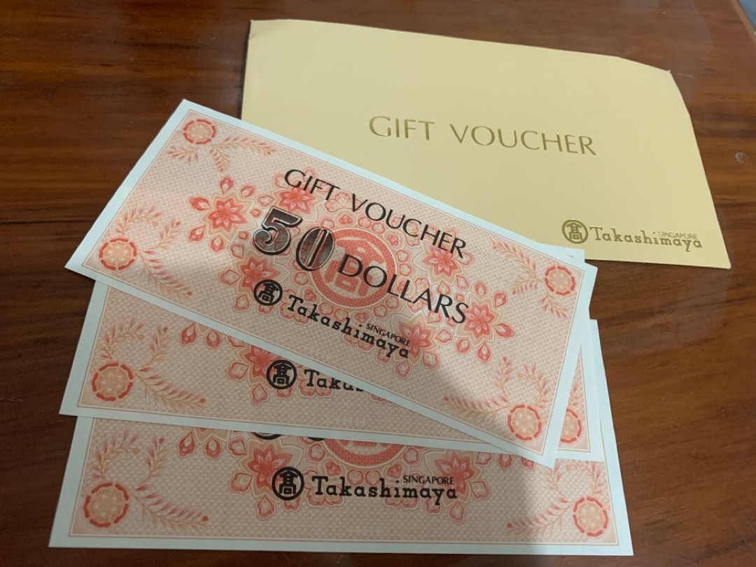 Takashimaya Voucher, Tickets & Vouchers, Vouchers on Carousell