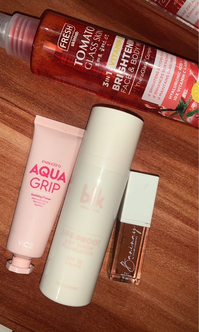 Take All Fresh Tomato Mist, Vice Co. Aqua Grip, BLK Airy Serum ...