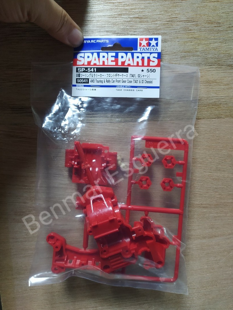 TAMIYA TA01/02 FRONT GEARBOX - RED, Hobbies & Toys, Toys & Games on ...