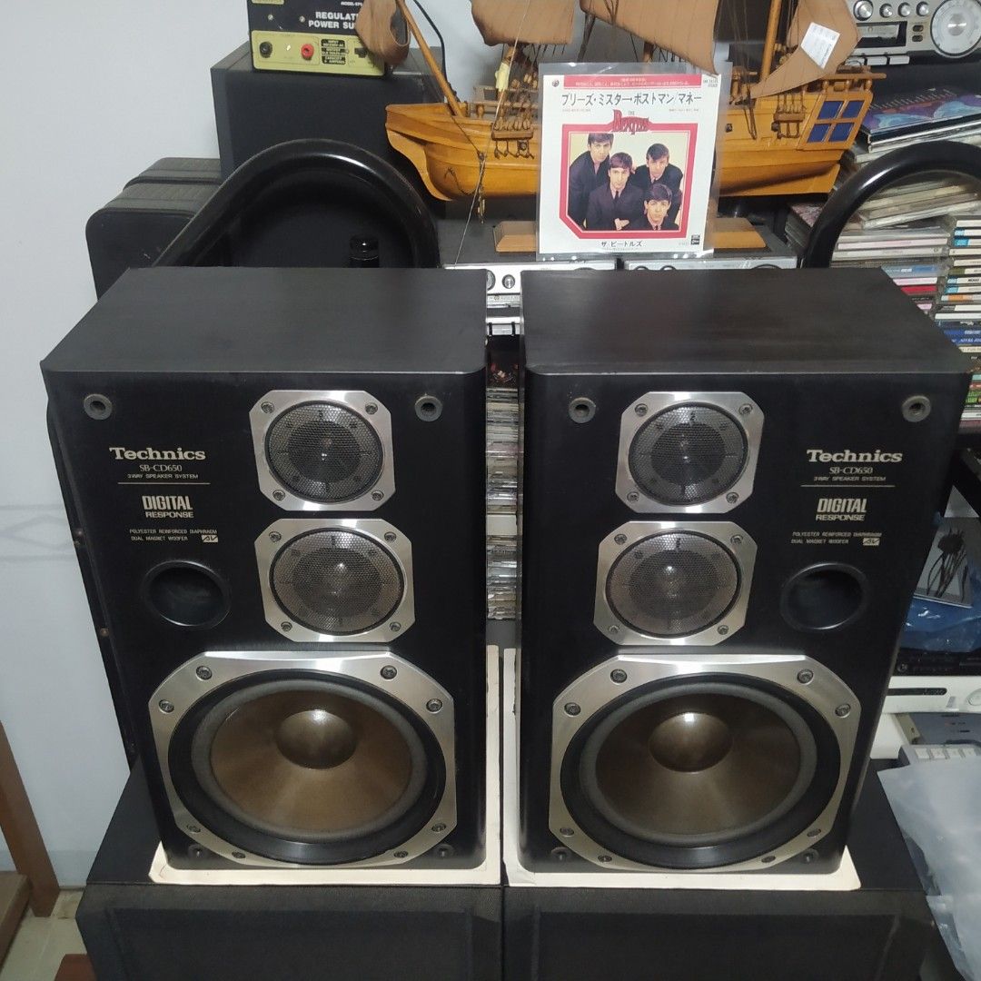 Technics 3way speaker 60w 6ohms Digital response 8" woofer, Audio ...