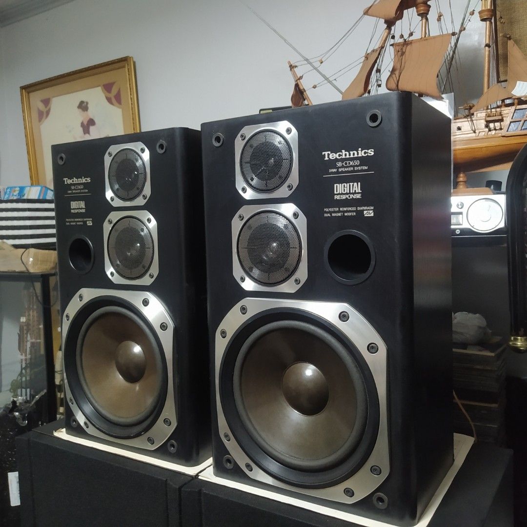 Technics 3way speaker 60w 6ohms Digital response 8" woofer, Audio ...