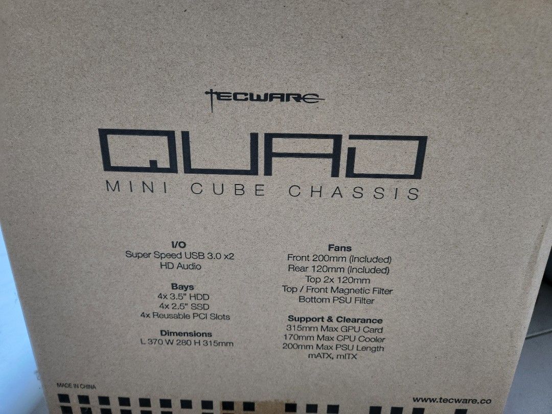 Tecware Quad Mini Cube, Computers & Tech, Parts & Accessories, Computer ...