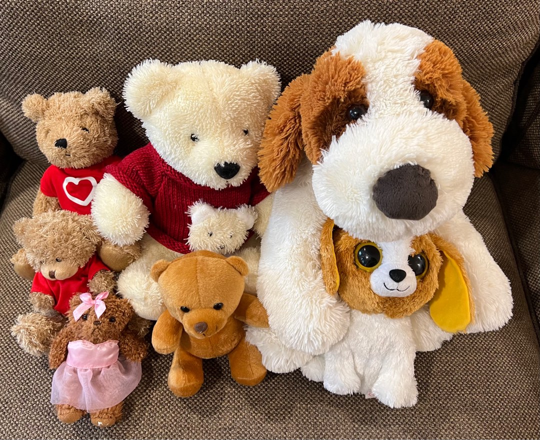 Teddy Bear & Ty Dog, Hobbies & Toys, Toys & Games on Carousell