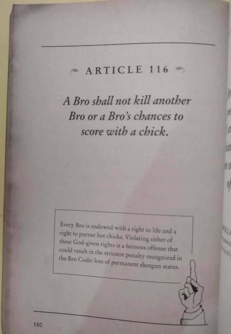 The Bro Code by Barney Stinson and Matt Kuhn, Hobbies & Toys, Books ...
