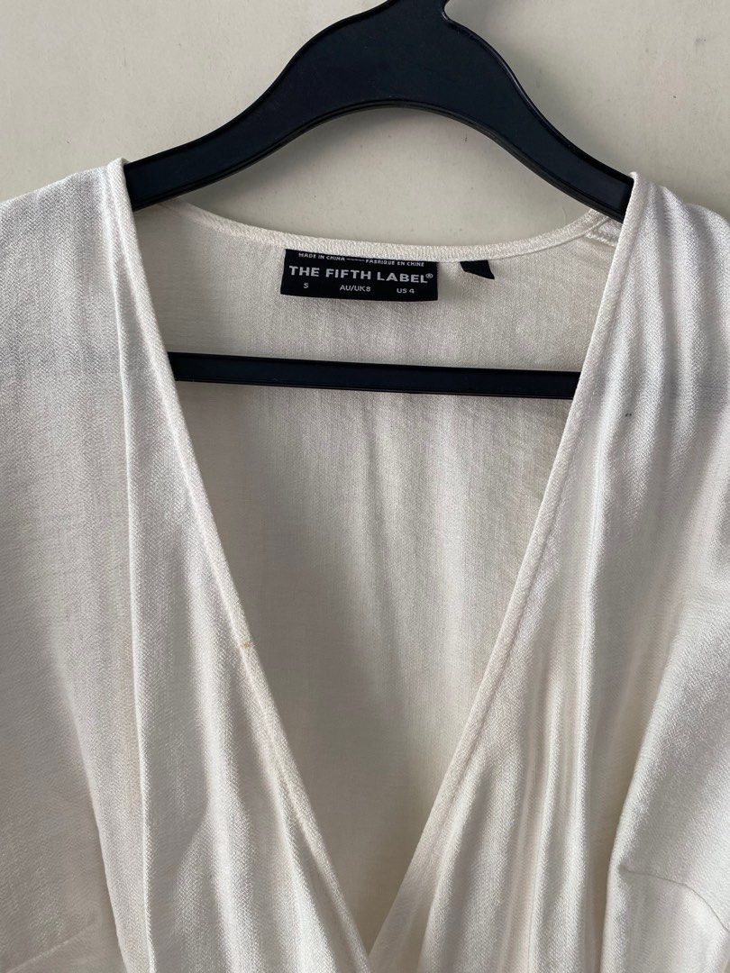 The Fifth Label White Crossover Top, Women's Fashion, Tops, Blouses on ...