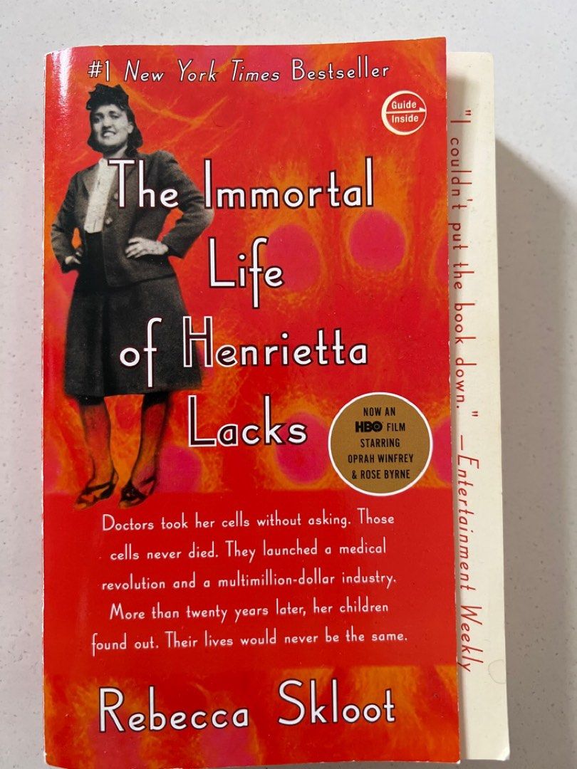 The Immortal Life of Henrietta Lacks- Hela cells- ethics, Hobbies ...