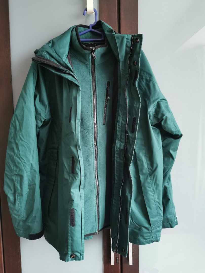 Timberland Men's 2-in-1 Waterproof jacket with fleece inner layer, Men ...