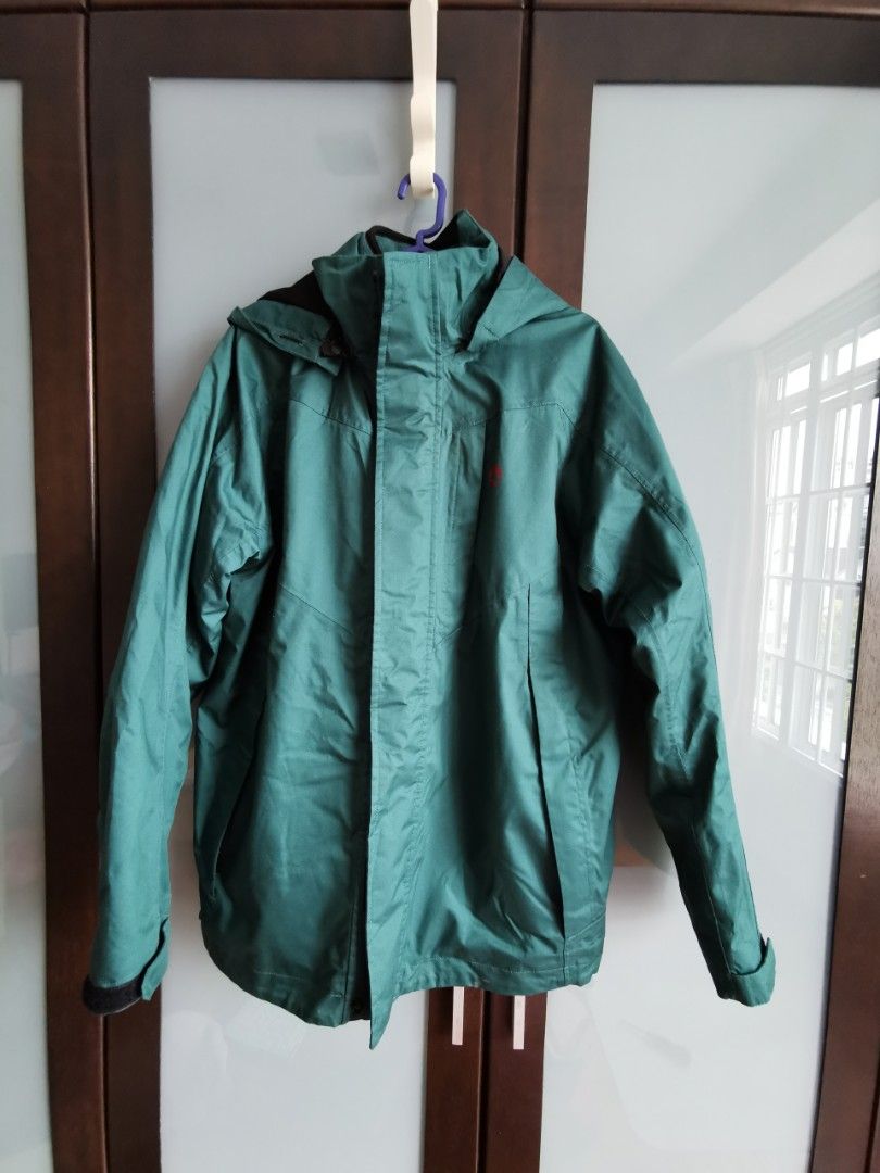 Timberland Men's 2-in-1 Waterproof jacket with fleece inner layer, Men ...