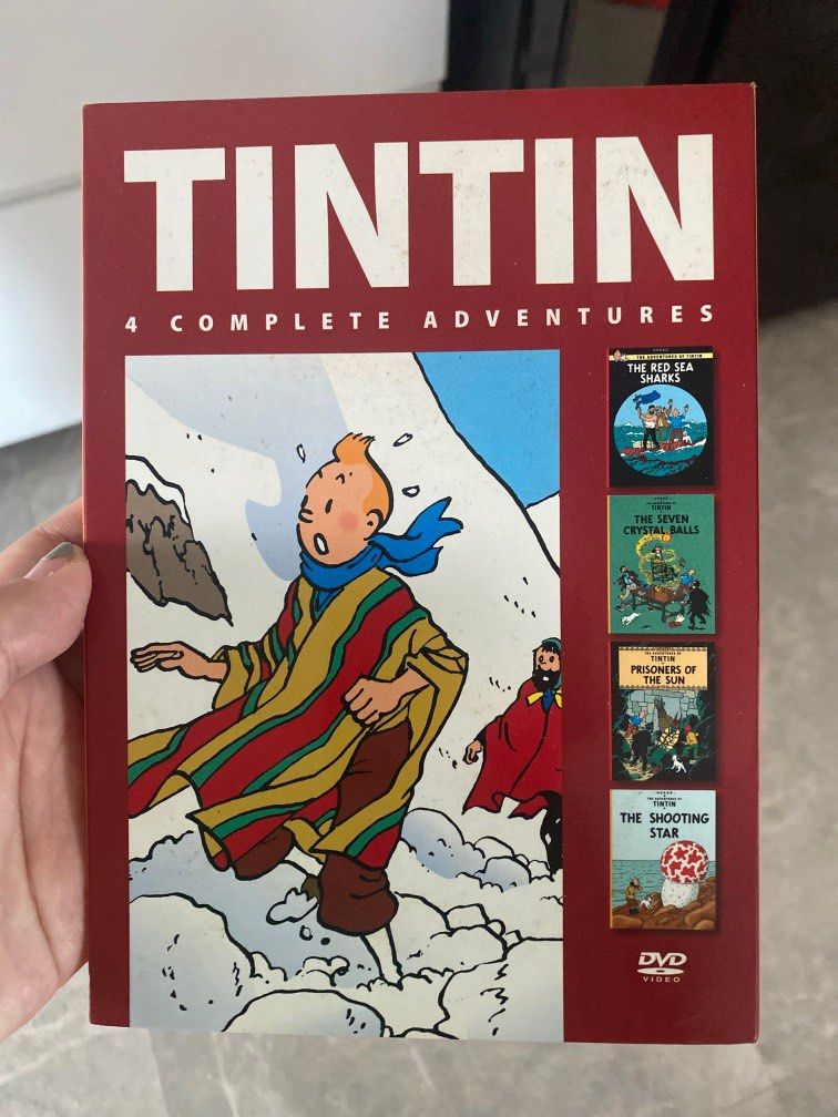 Tintin DVD 4 Complete Adventures, Hobbies & Toys, Memorabilia ...