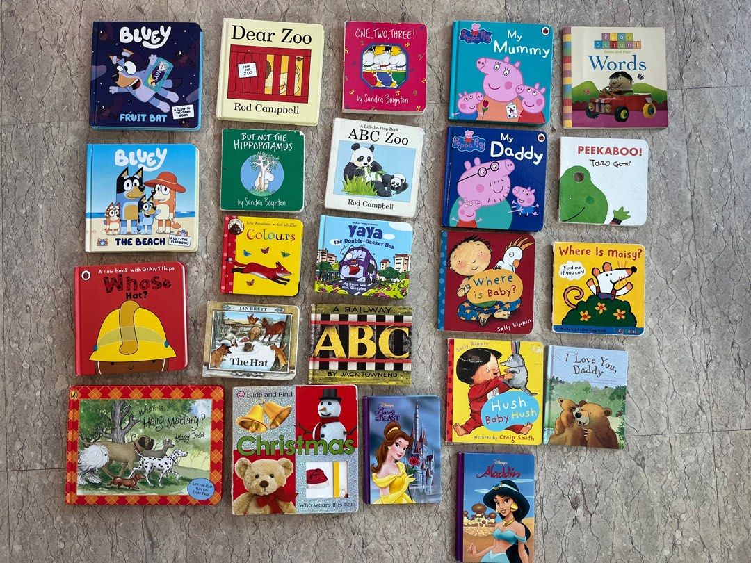 Toddler board books: Bluey, Peppa Pig, Rod Campbell, Sandra Boyntin and ...
