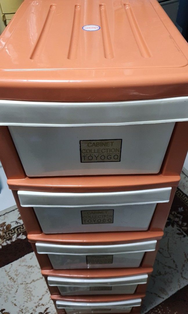 TOYOGO Plastic Storage Drawer Cabinet, Furniture & Home Living, Home ...