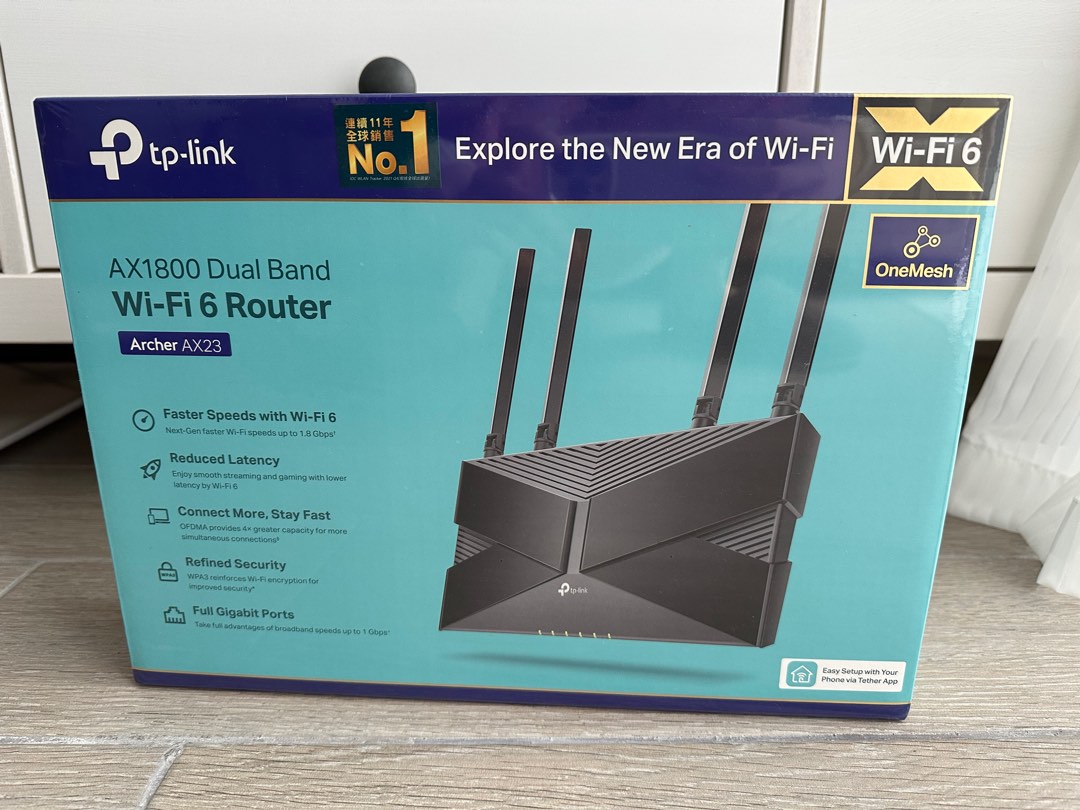 tp-link archer ax23 ax1800 dual-band wifi 6 router, 電腦＆科技, 電腦周邊及配件 ...