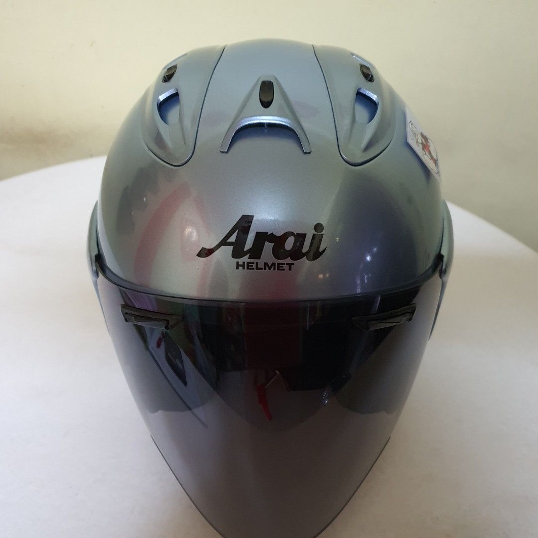 TSR RAM4 HELMET SAPPHIRE SILVER COLOR, Motorcycles, Motorcycle ...