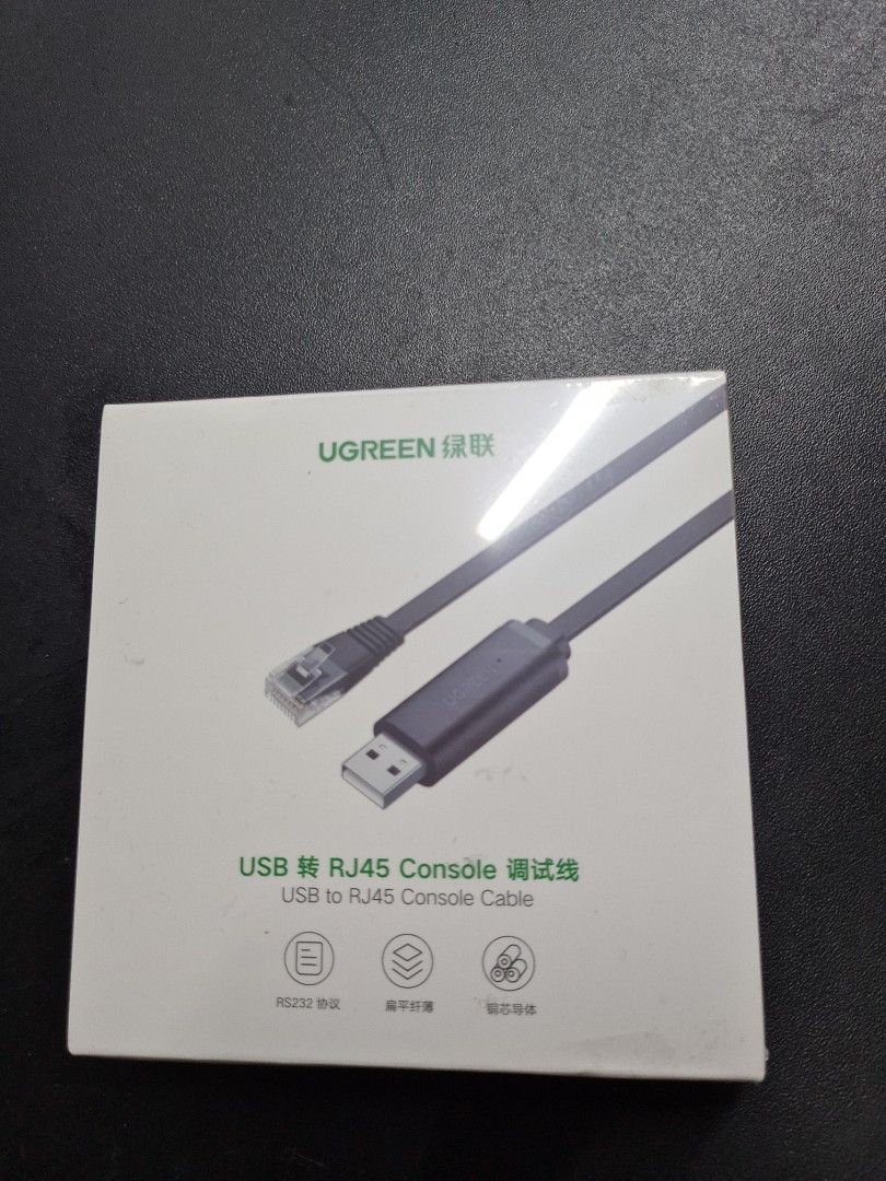 UGreen USB to RJ45 console cable, Computers & Tech, Parts & Accessories ...