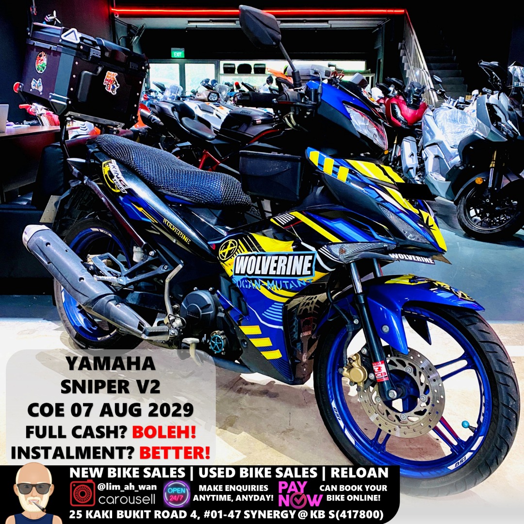USED Yamaha Sniper V2, Motorcycles, Motorcycles for Sale, Class 2B on ...