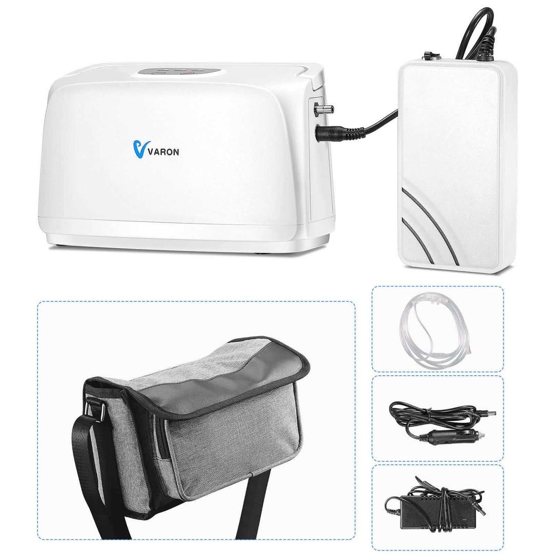 VARON 3L Portable battery operated Oxygen Concentrator NT-03, Health ...