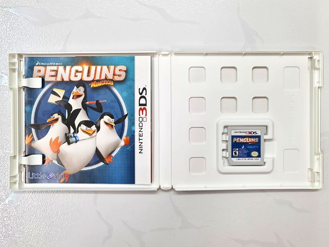 Video Game for Nintendo 3DS : Dreamworks' Penguin of Madagascar *Rare ...