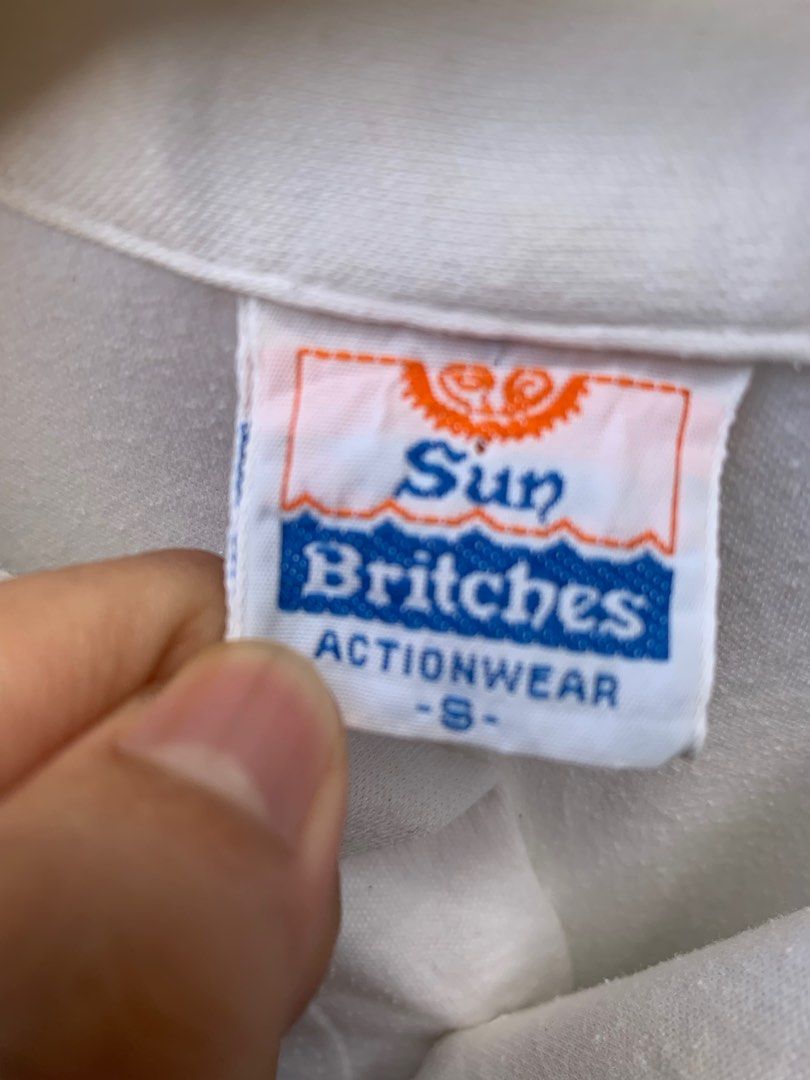 Vintage 1990s Sun Britches Button Up Tee, Men's Fashion, Tops & Sets ...