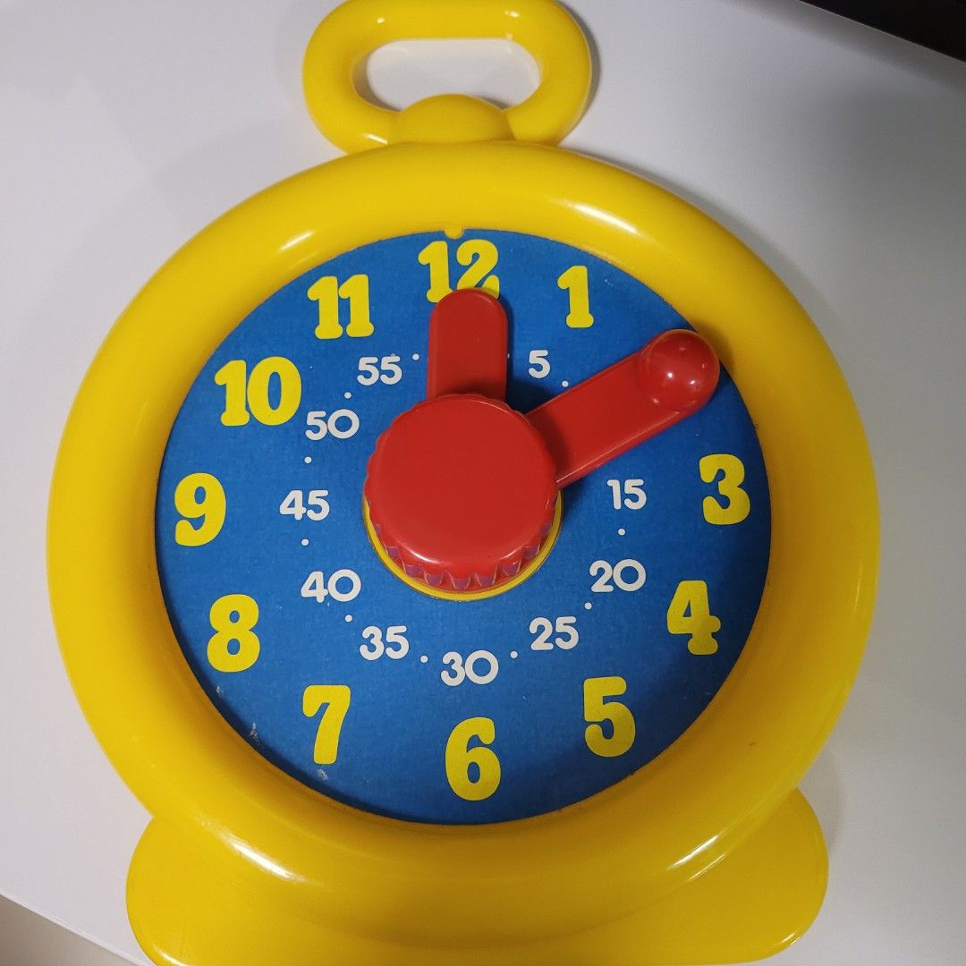 Vintage Toy Clock, Hobbies & Toys, Memorabilia & Collectibles, Vintage ...