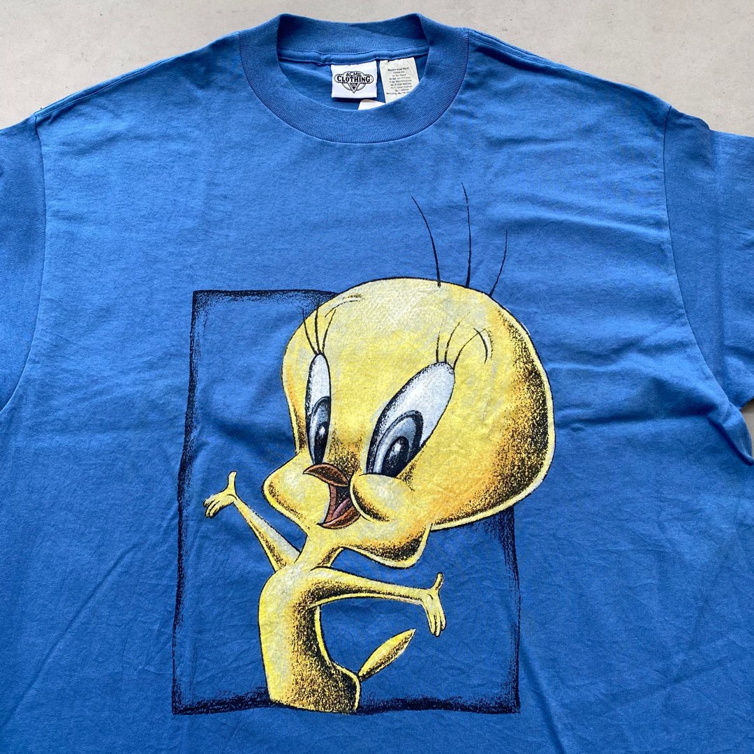 vintage Tweety looney tunes tee shirt, Men's Fashion, Tops & Sets ...