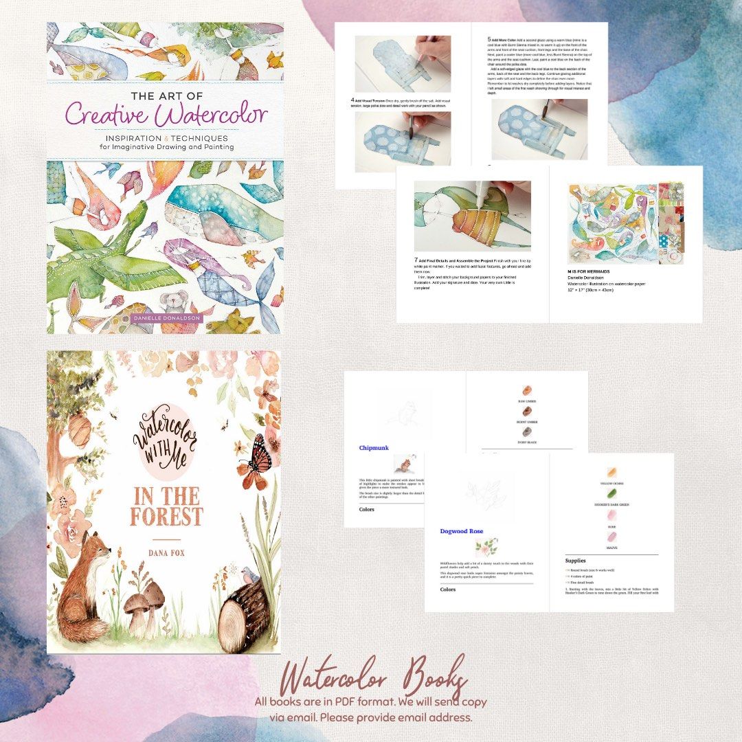 Watercolor Books [PDF Format], Hobbies & Toys, Stationary & Craft, Art ...