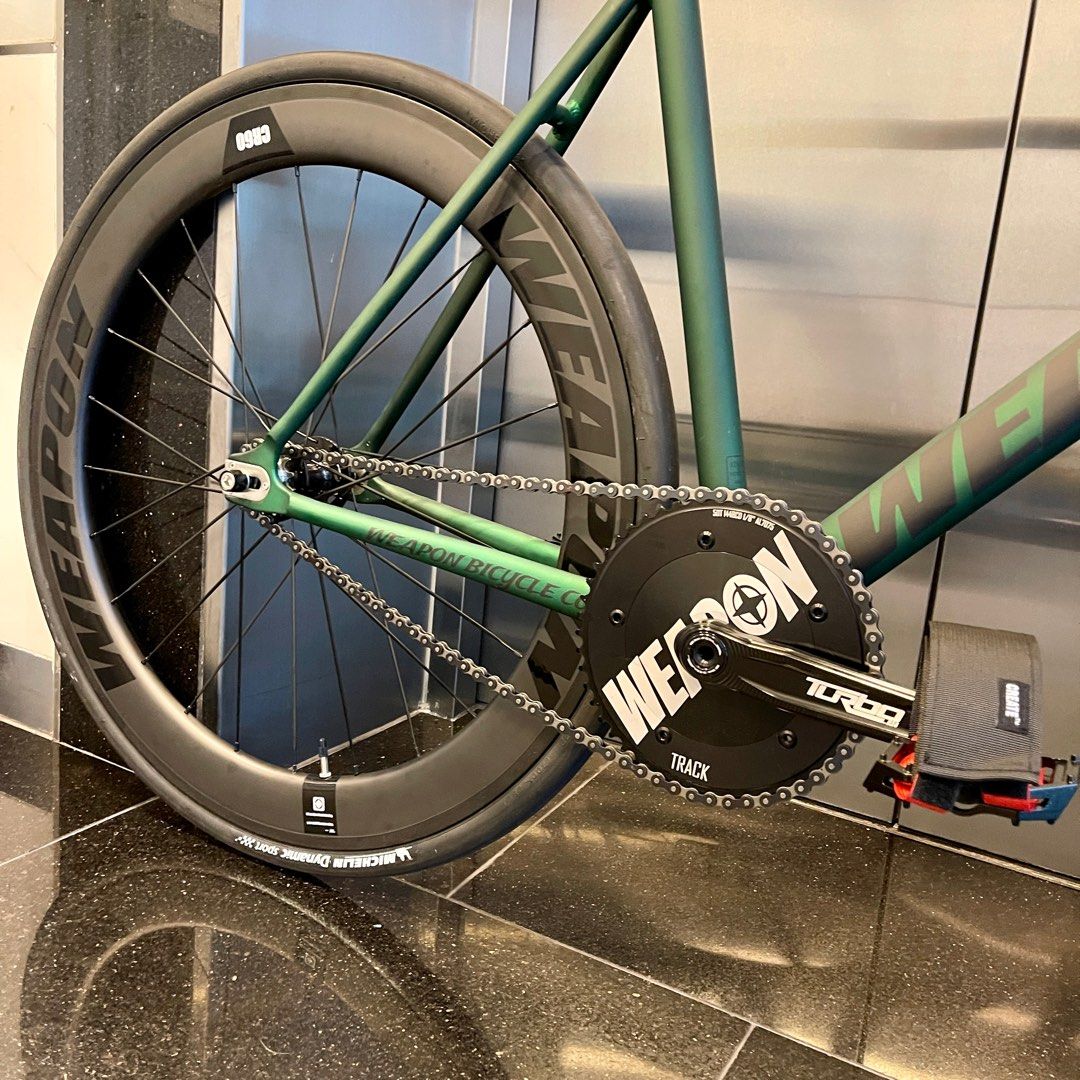 Weapon fixie bike/fixed gear bike/frame set ($450)/complete bike ($750 ...