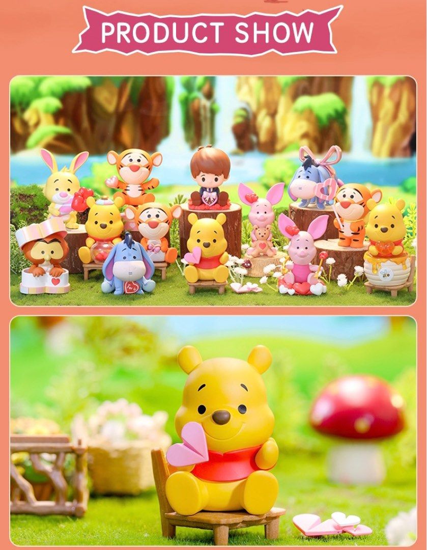 WINNIE THE POOH POPMART full set / Blind box, Hobbies & Toys, Toys ...