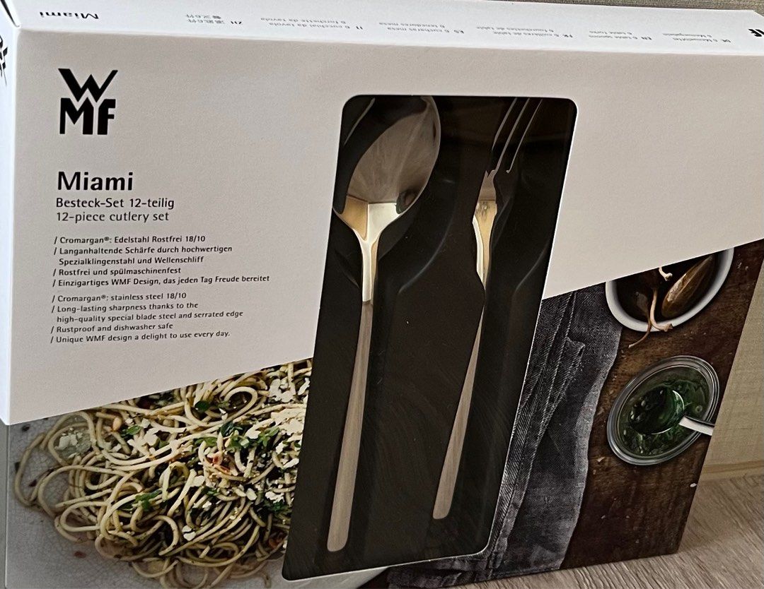 WMF Miami 12pc cutlery set, Furniture & Home Living, Kitchenware & Tableware, Dinnerware ...