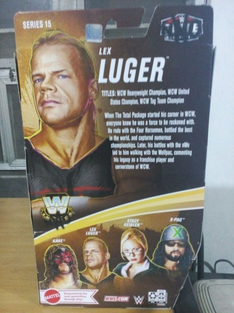 WWE Elite Legends Series 15 Lex Luger, Hobbies & Toys, Toys & Games on Carousell