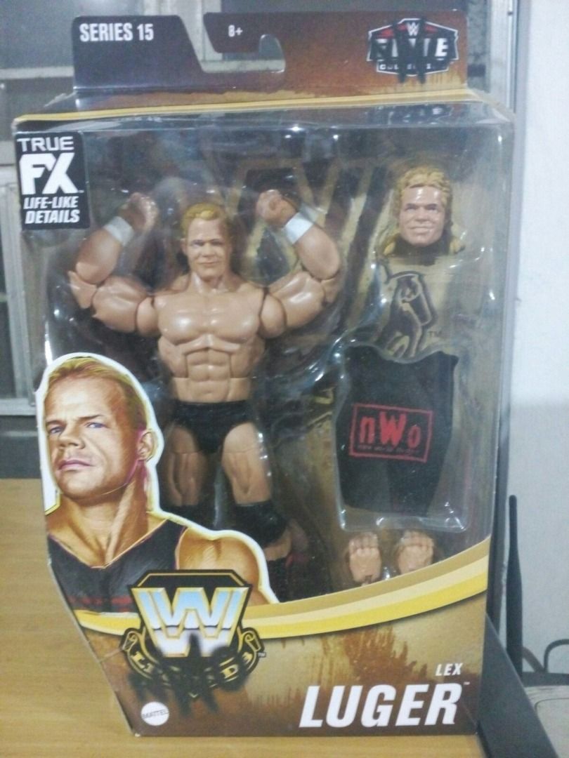WWE Elite Legends Series 15 Lex Luger, Hobbies & Toys, Toys & Games on Carousell