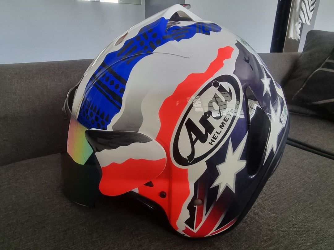 Arai RAM 4 Doohan, Motorcycles, Motorcycle Apparel on Carousell