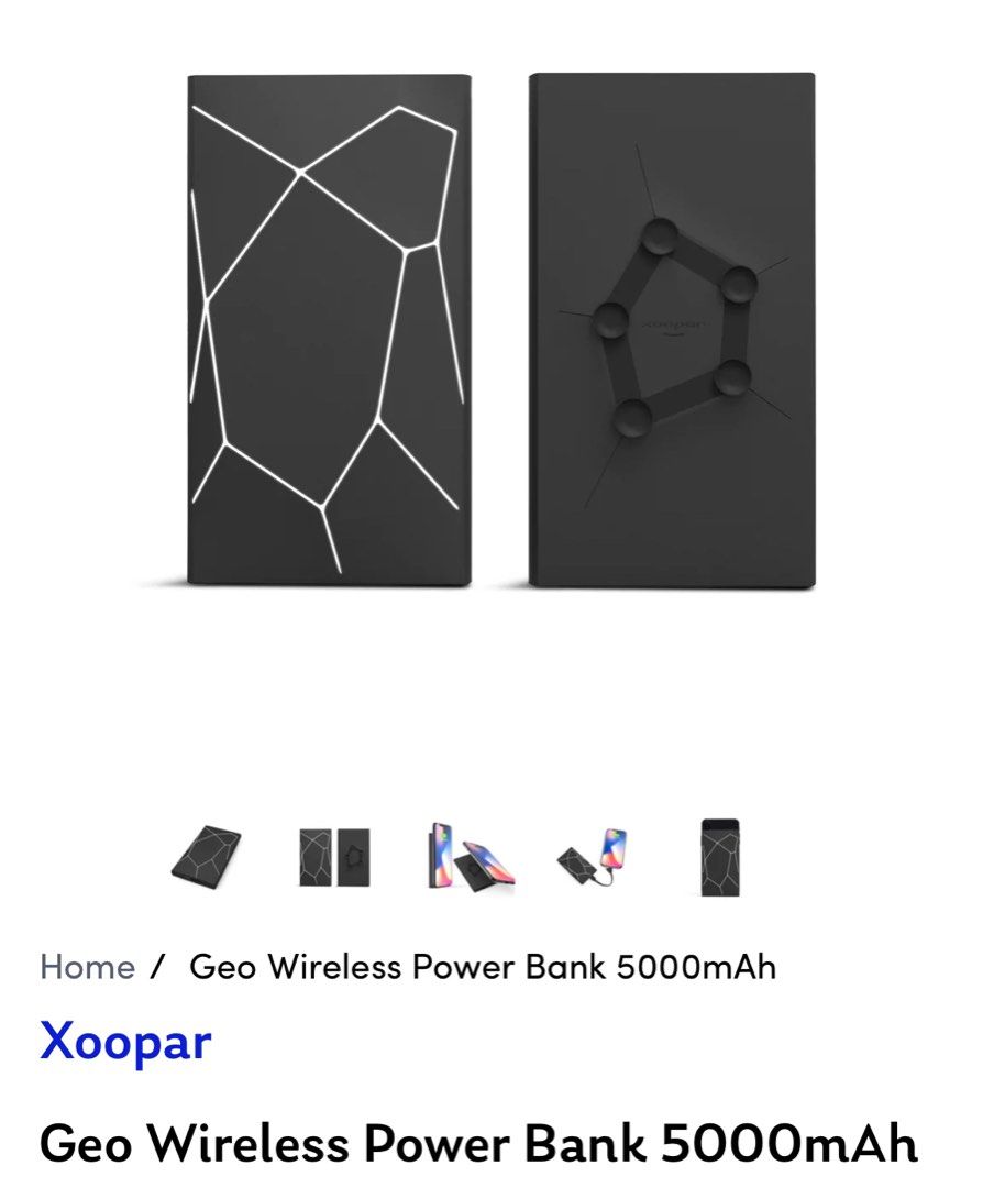 Xoopar GEO Wireless Power Bank, Mobile Phones & Gadgets, Mobile ...