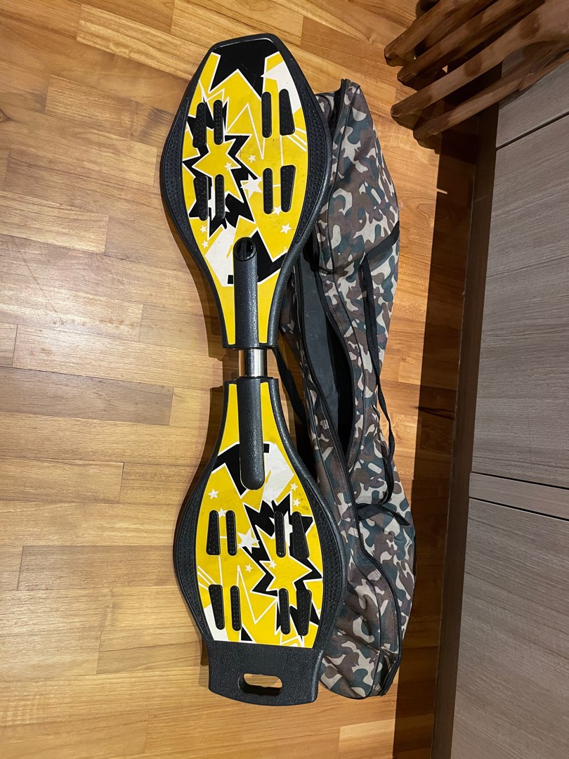 Yellow Waveboard for kids, Sports Equipment, Sports & Games, Skates ...