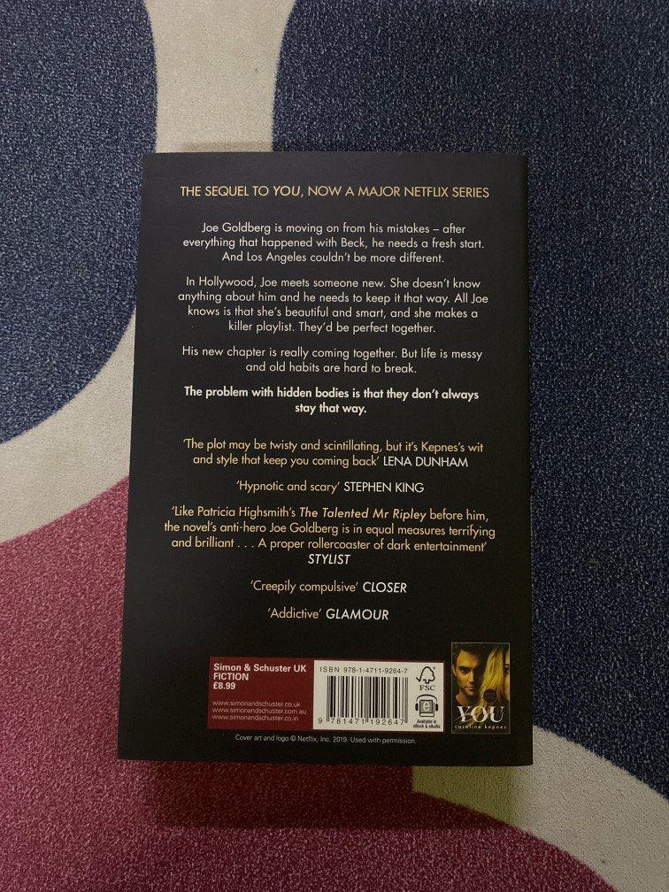 YOU (Hidden Bodies) - Caroline Kepnes, Hobbies & Toys, Books ...