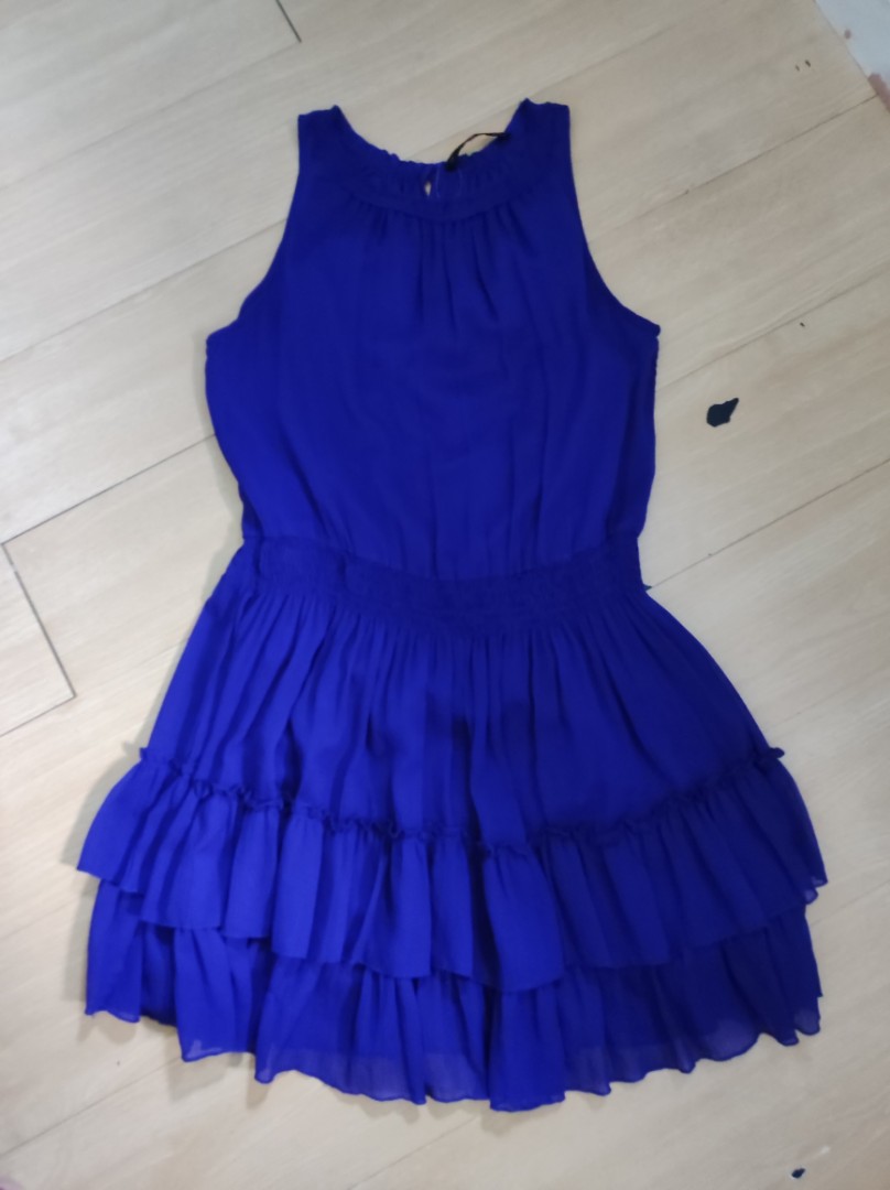 Zara Royal Blue Dress, Women's Fashion, Dresses & Sets, Dresses on ...