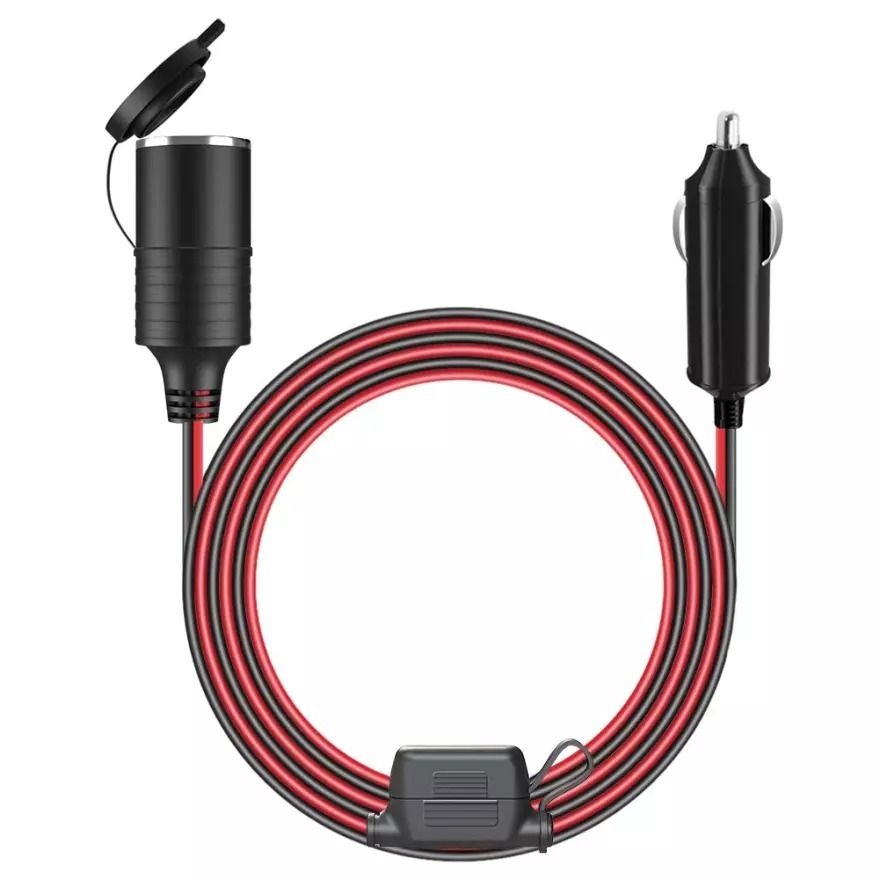 10FT 12V 24V Car Cigarette Lighter Male Plug to Female Socket Extension ...