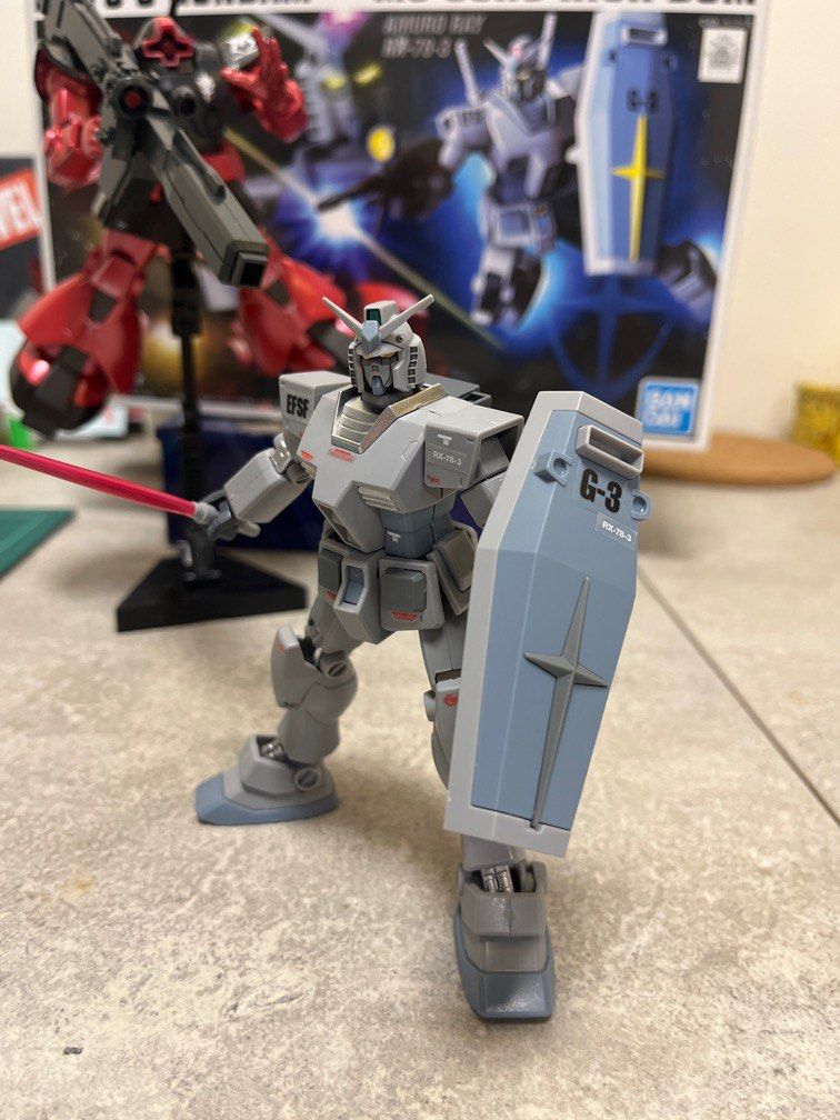1/144 hg HGUC RX-78-3 Gundam + MS-09RS Rick Dom Char's Custom Set, 興趣及遊戲, 玩具 & 遊戲類 - Carousell