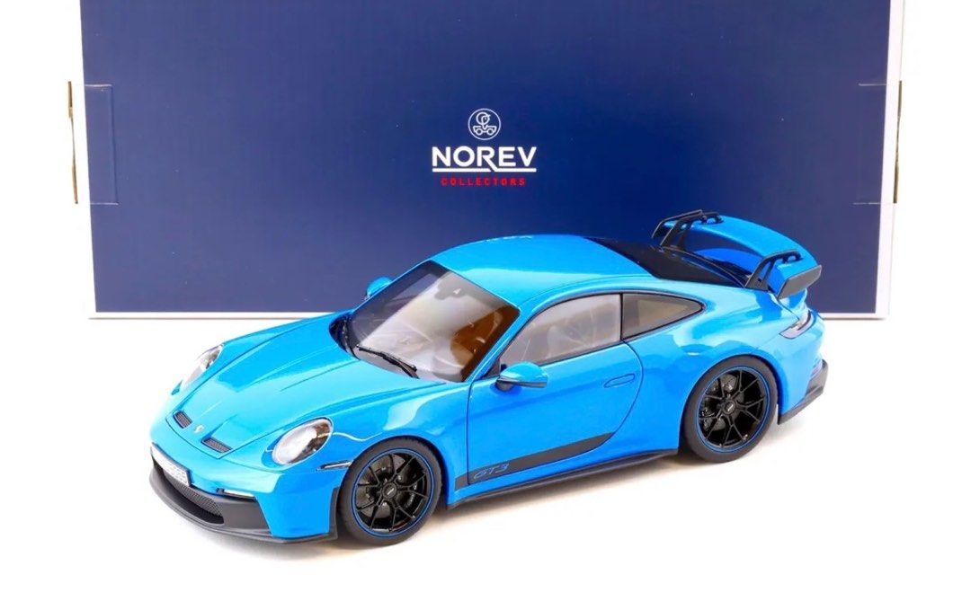 1/18 Norev Porsche 911 GT3 (Shark Blue) Europe Exclusive, Hobbies ...