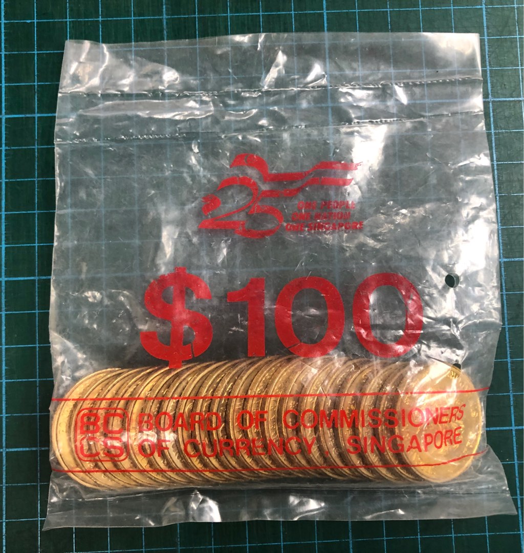 1990 SG25 $5 coins ( 20pcs in original BCCS packaging), Hobbies & Toys ...
